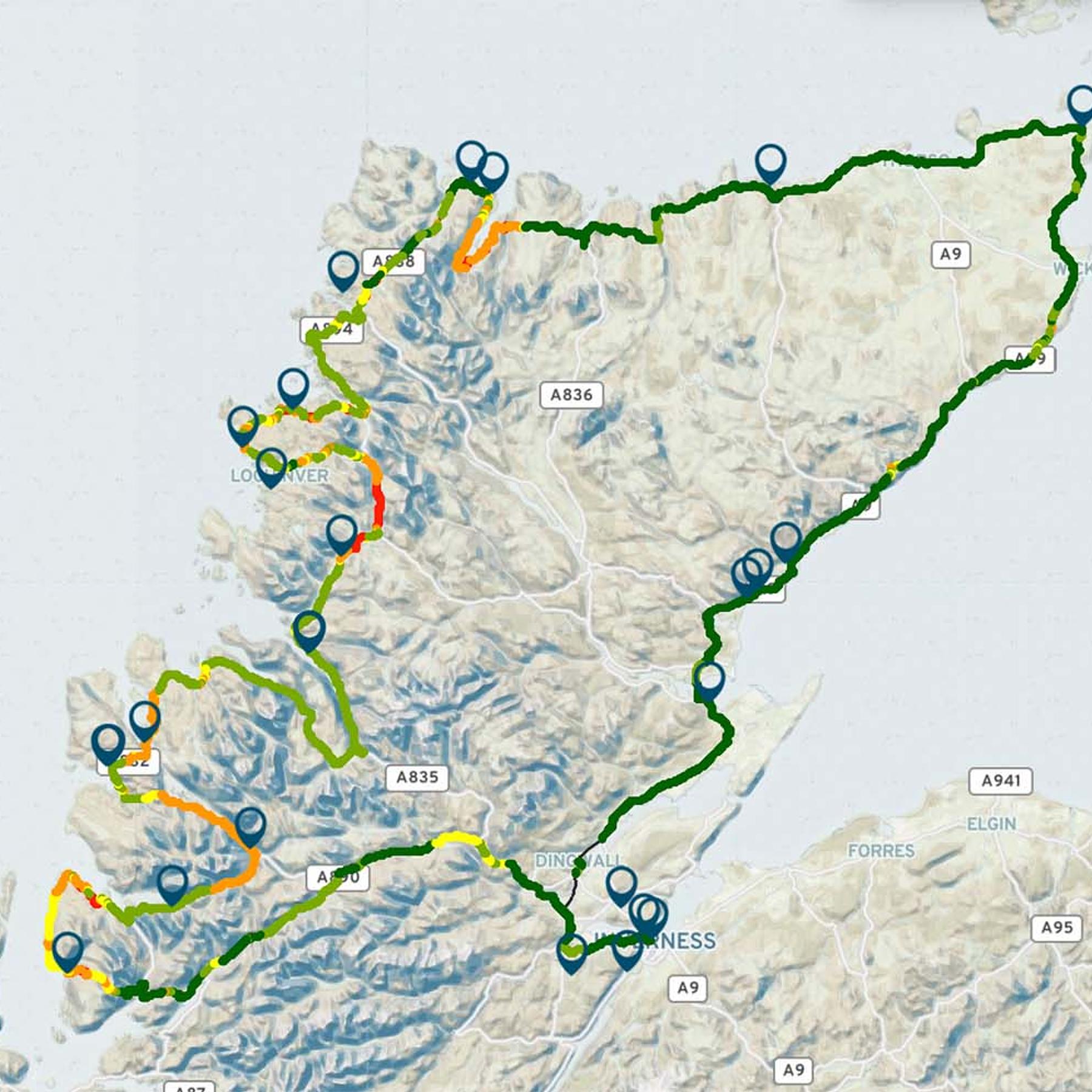 North Coast 500 Mobile Coverage Map | NC500 4G Signal - FarrPoint