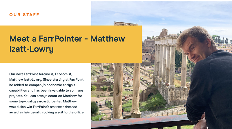 Meet a FarrPointer - Matthew Izatt-Lowry - FarrPoint